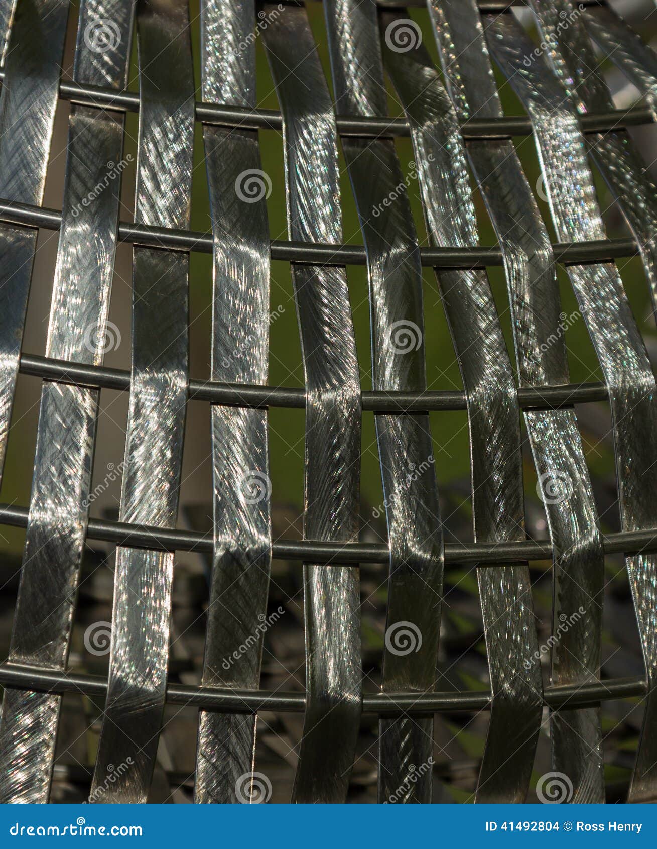 Steel Weave stock photo. Image of bans, metal, texture - 41492804