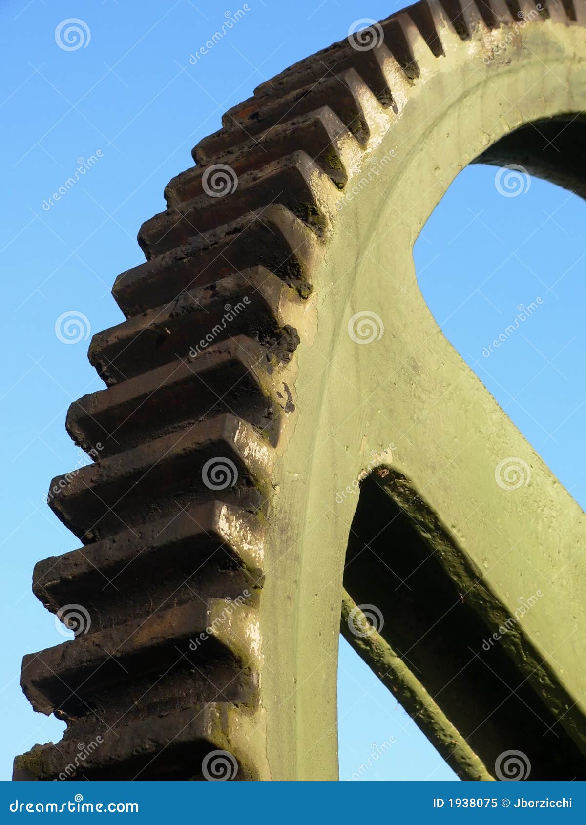 A steel wheel-gear stock image. Image of bonding, motor - 1938075