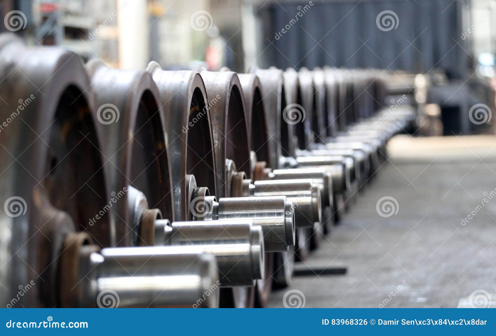 Steel wheels stock photo. Image of worker, steel, wheels - 83968326