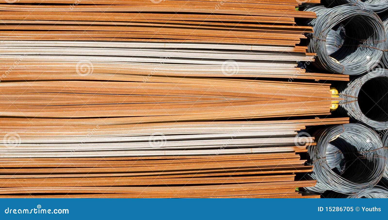 Steel wire stock image. Image of building, bunch, cast - 15286705