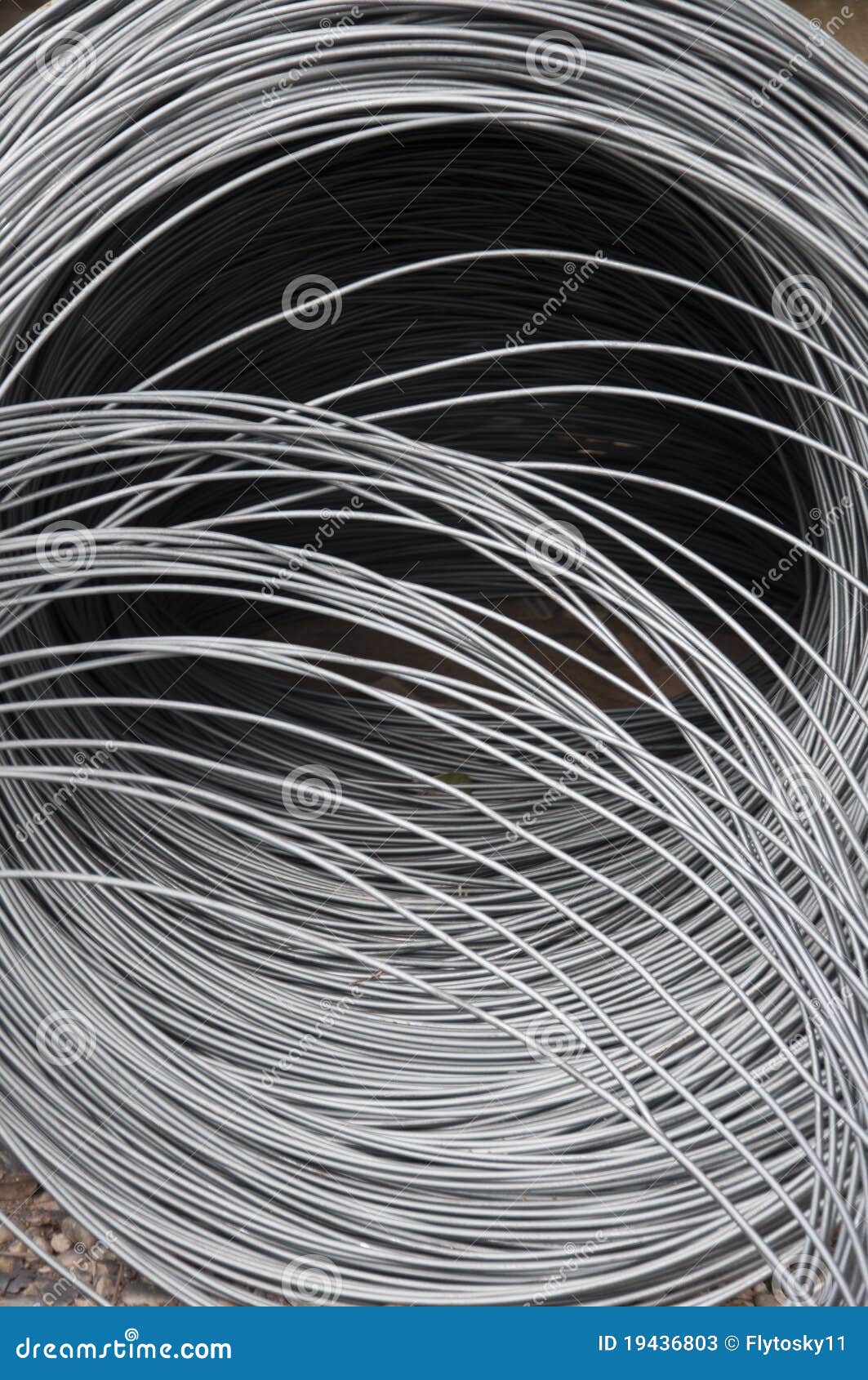Steel wire stock image. Image of construction, site, material - 19436803