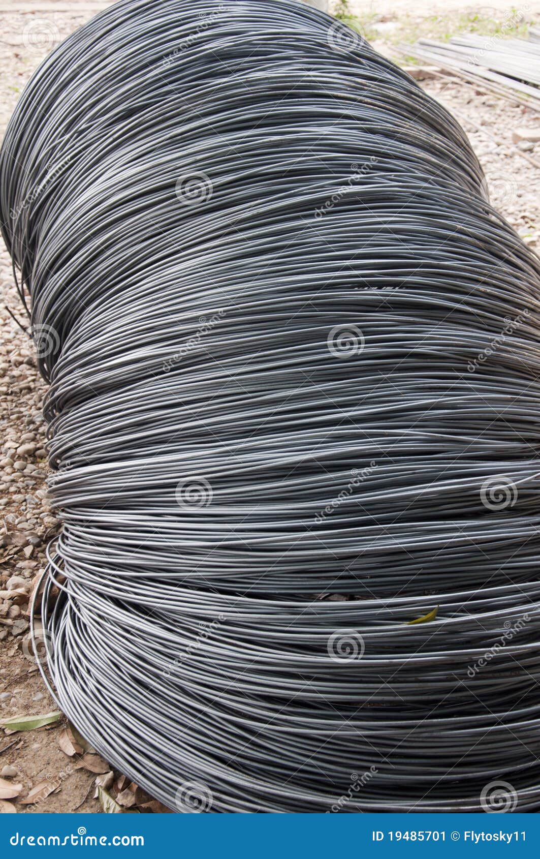 Steel wire stock image. Image of wire, site, steel, coherer - 19485701