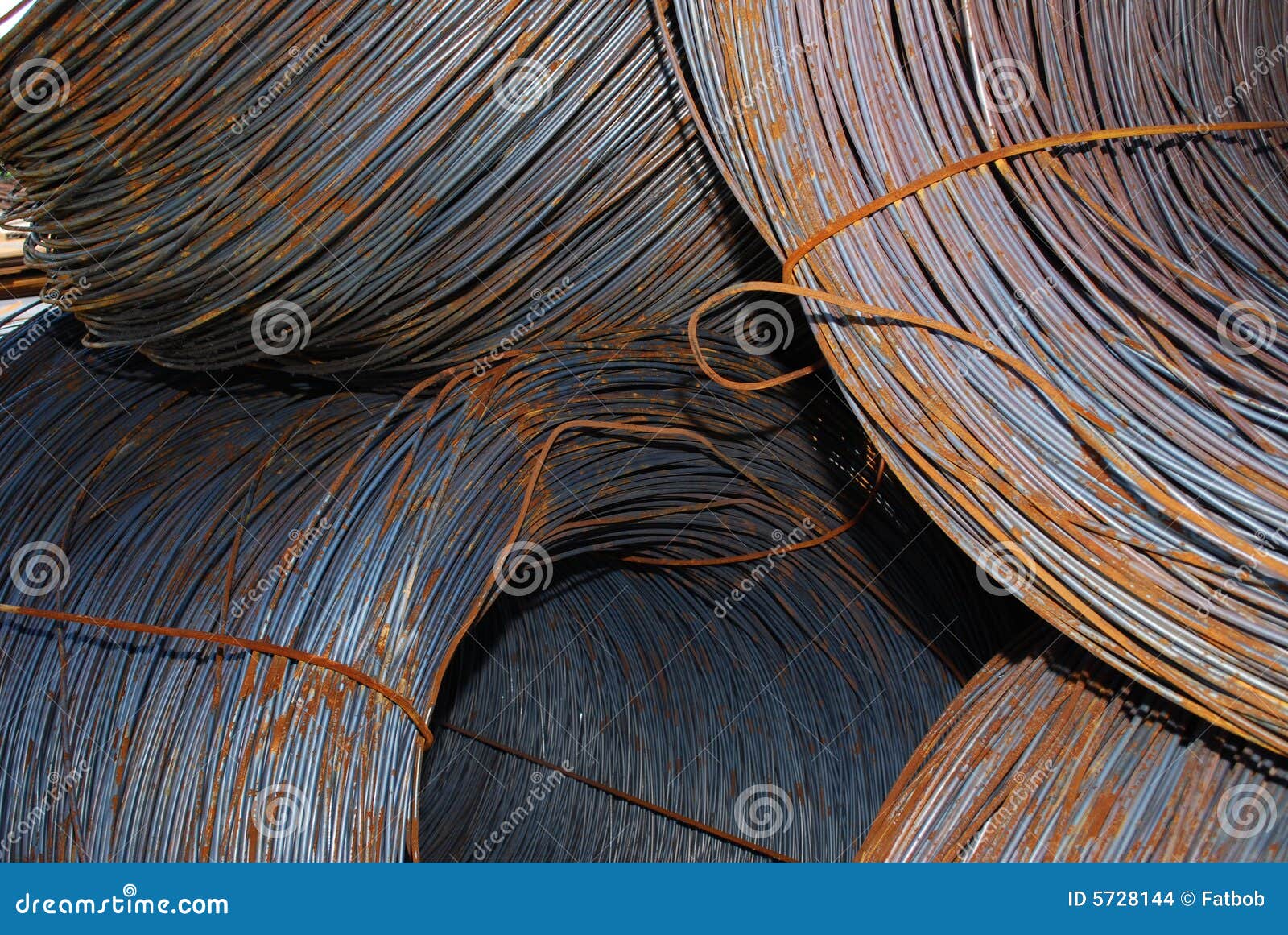 Steel wire stock photo. Image of steel, engineering, cylinder - 5728144