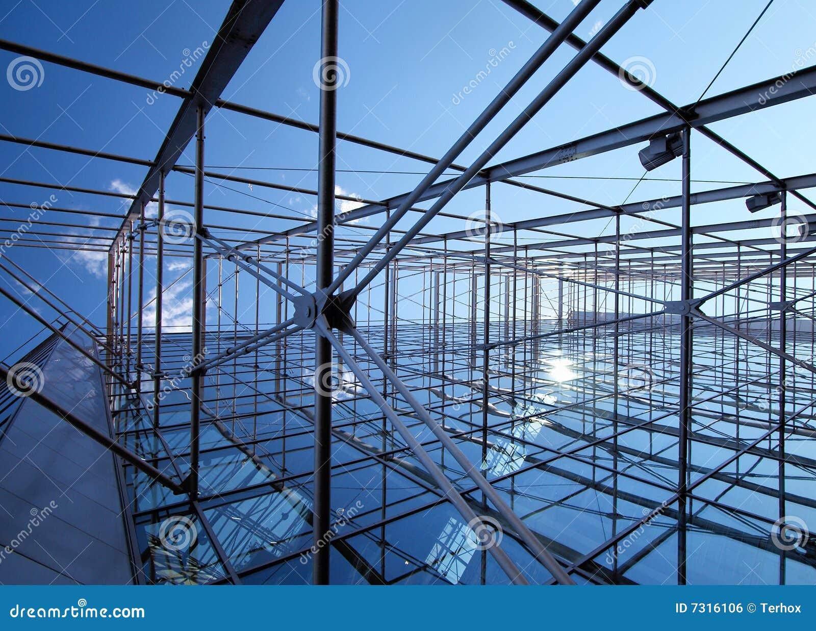 Steel wire construction stock photo. Image of steel, sanoma - 7316106