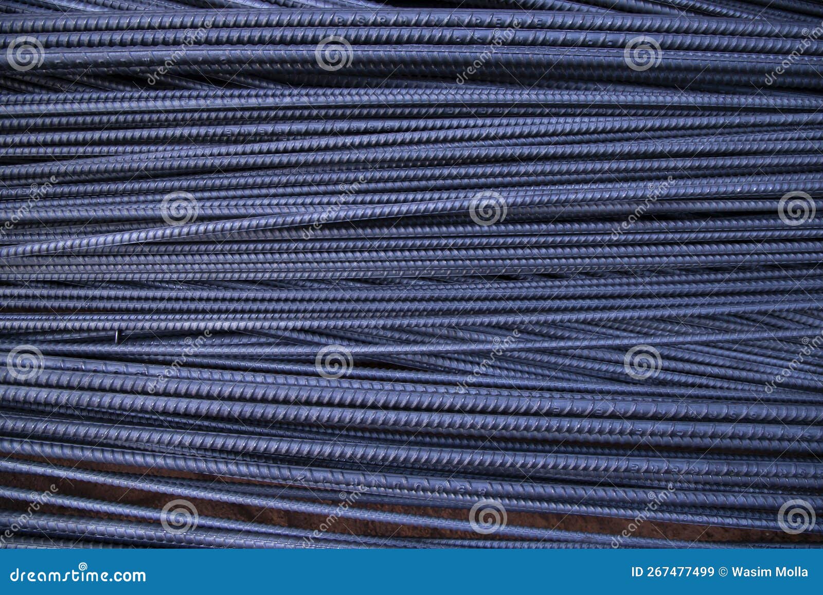 Steel Wire in the Construction Site, Close-up, Macro Stock Image ...