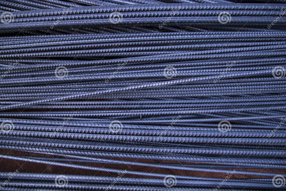Steel Wire for Construction Work. Close-up of Steel Wire Stock Image ...