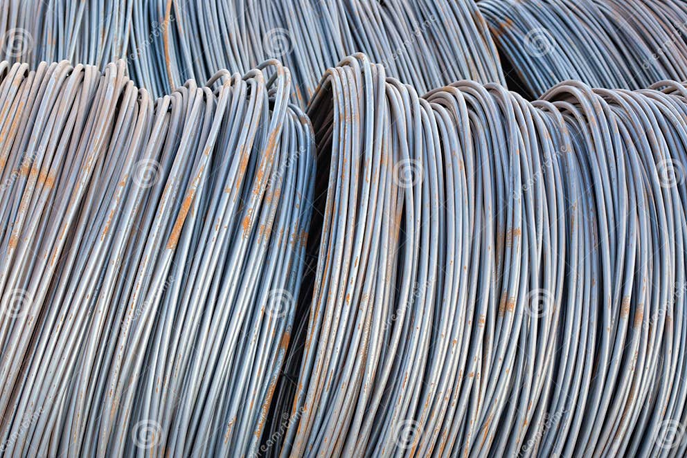 Steel wire stock image. Image of heap, bundle, round - 30860947