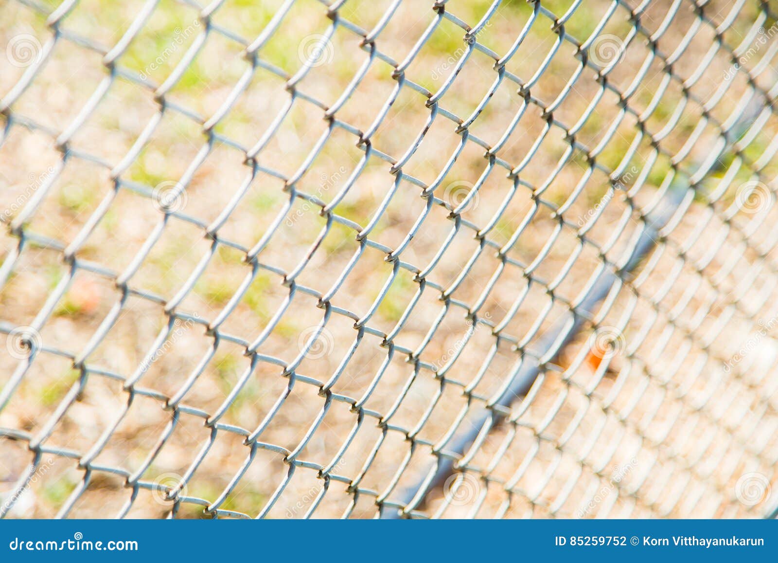 Steel wire mesh fence. stock photo. Image of construction - 85259752