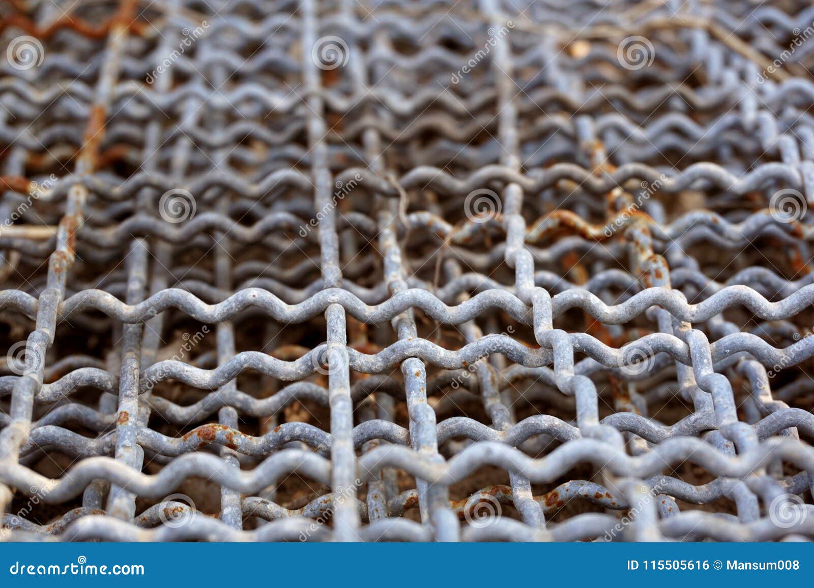 Steel wire net texture stock photo. Image of line, rusty - 115505616