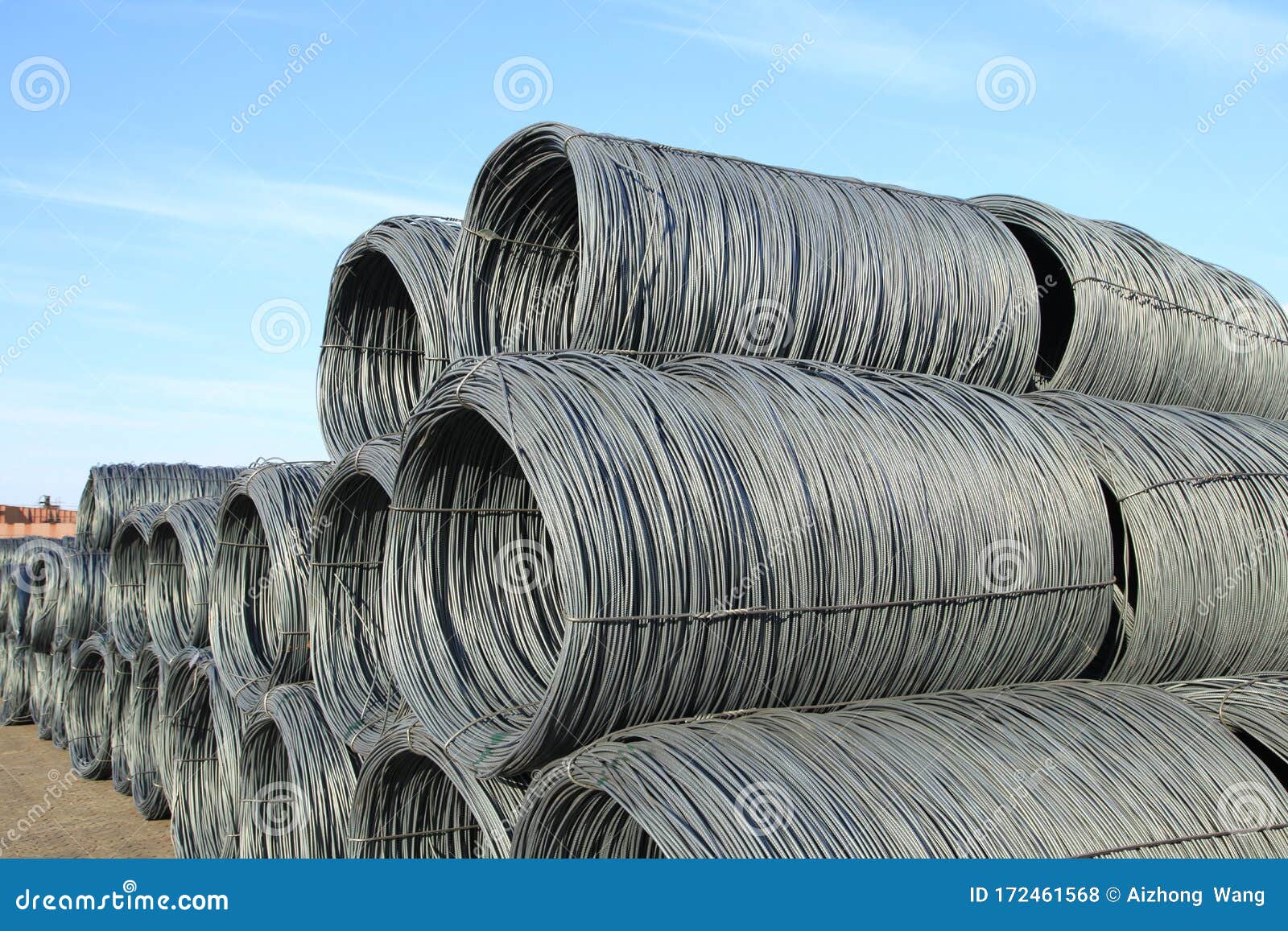 Steel wire rod stock photo. Image of ferro, industry - 172461568
