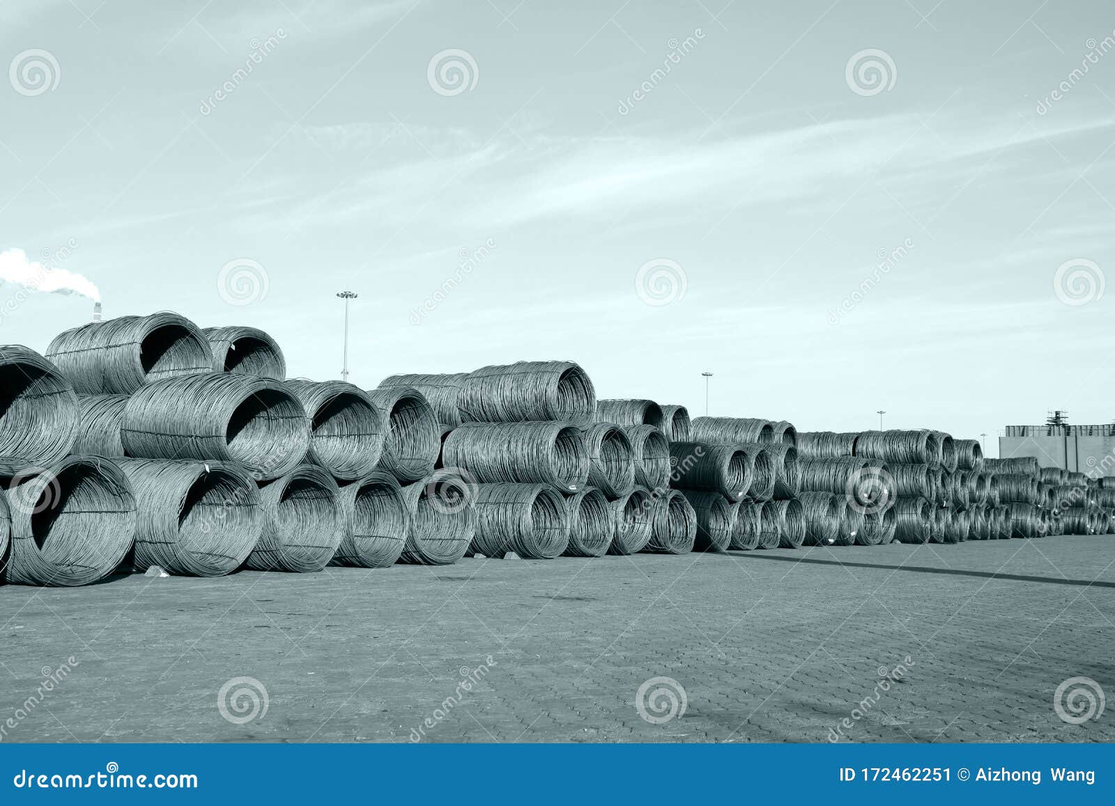 Steel wire rod stock image. Image of architecture, background - 172462251