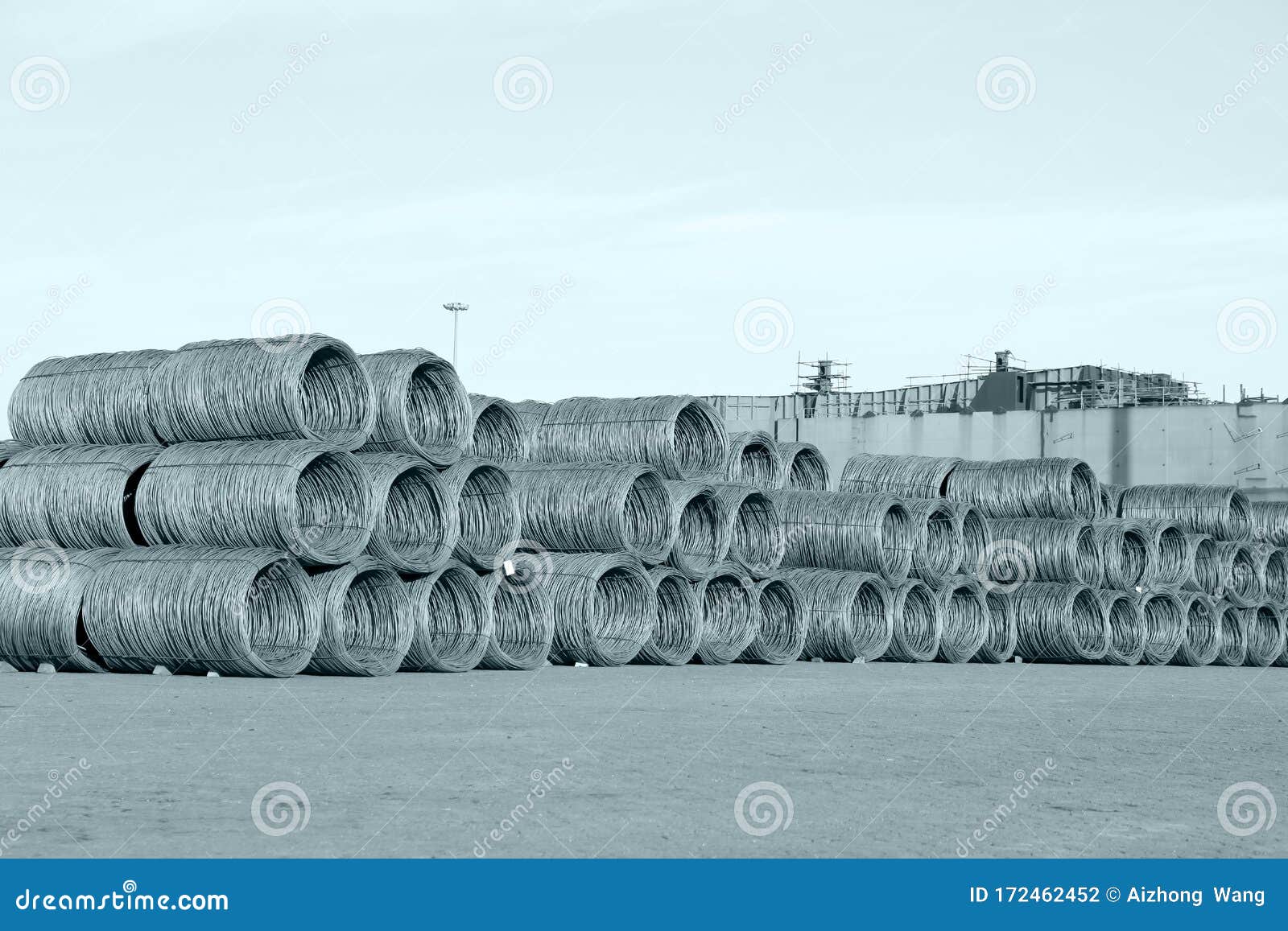 Steel wire rod stock photo. Image of busines, foundry - 172462452