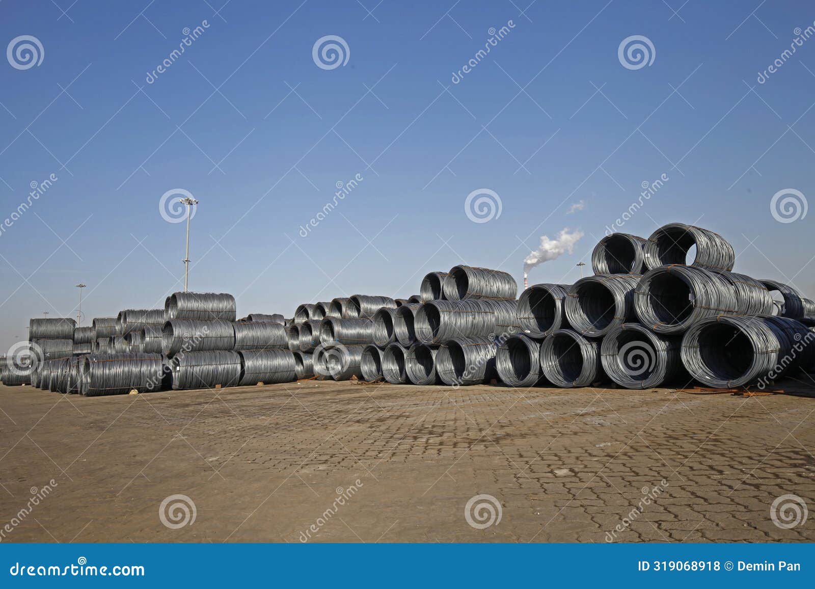 Steel wire rod stock photo. Image of energy, metal, details - 319068918