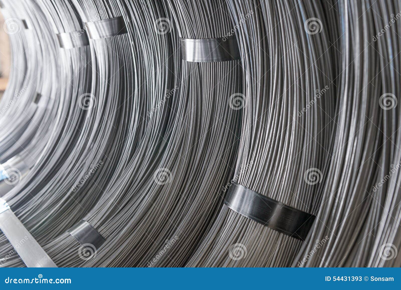 Steel Wire Rod - Steel Coils Stock Image - Image of merchandise, wire ...