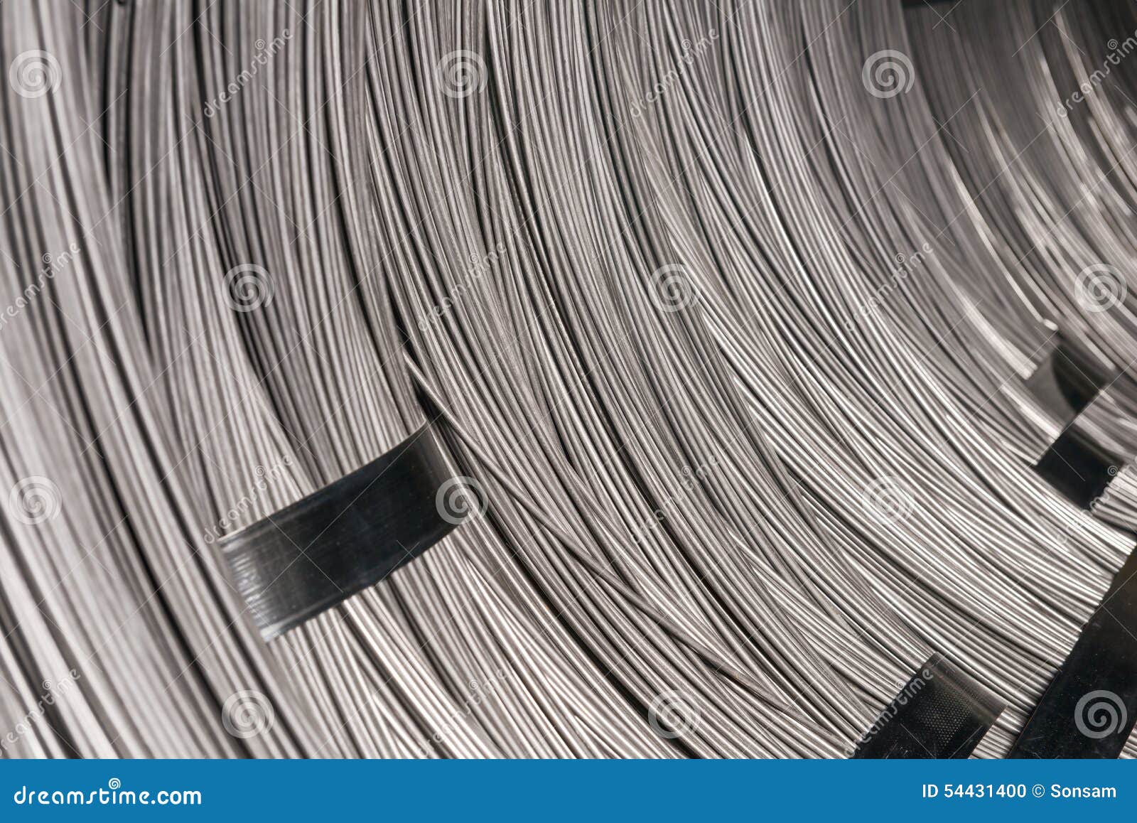 Steel Wire Rod - Steel Coils Stock Photo - Image of industry ...