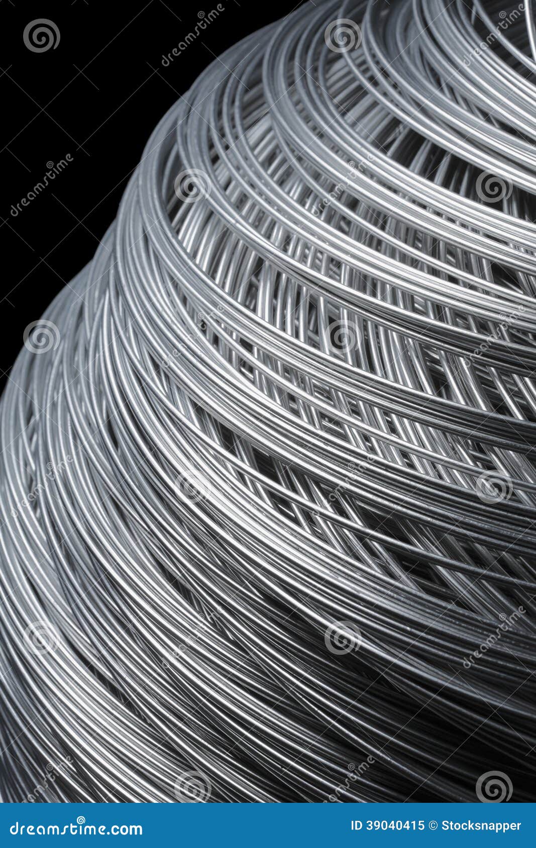 Steel Wire stock image. Image of gray, steel, metallic - 39040415