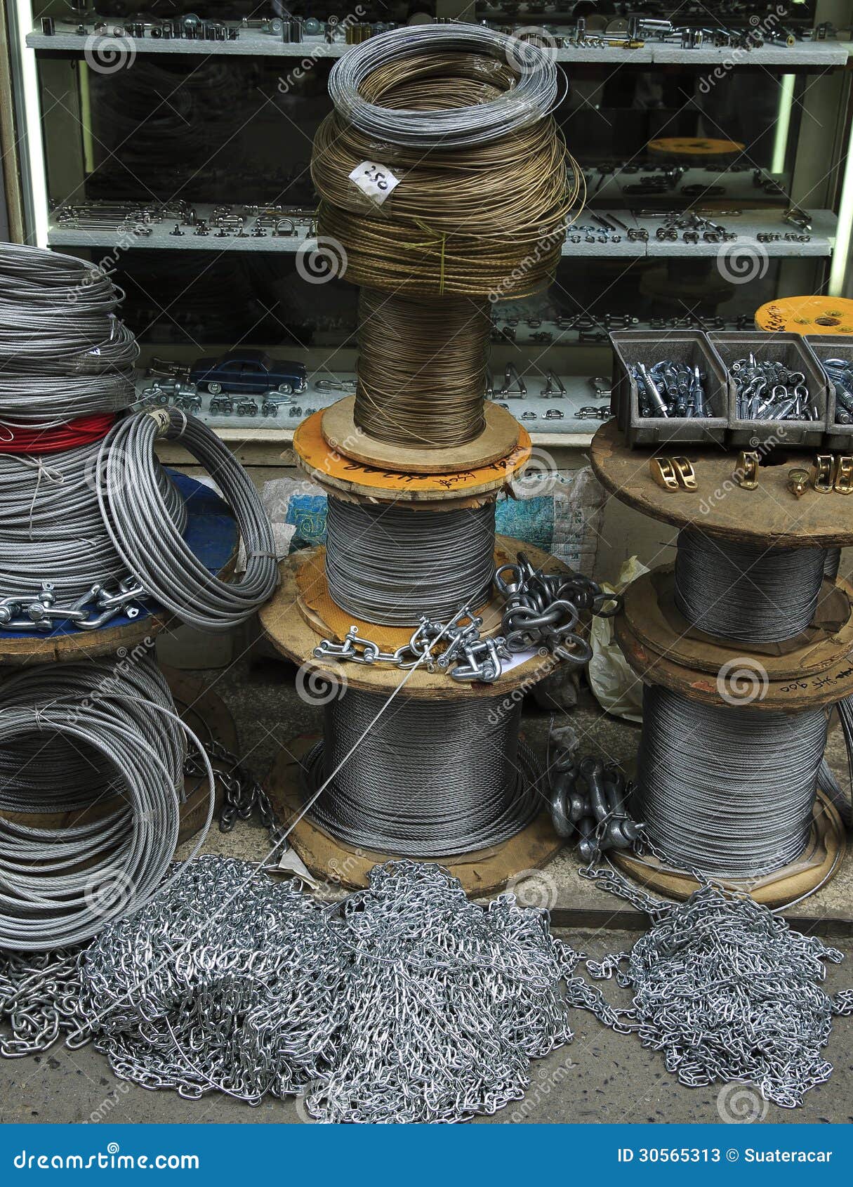 Steel wire rolls stock image. Image of circle, coil, industrial - 30565313