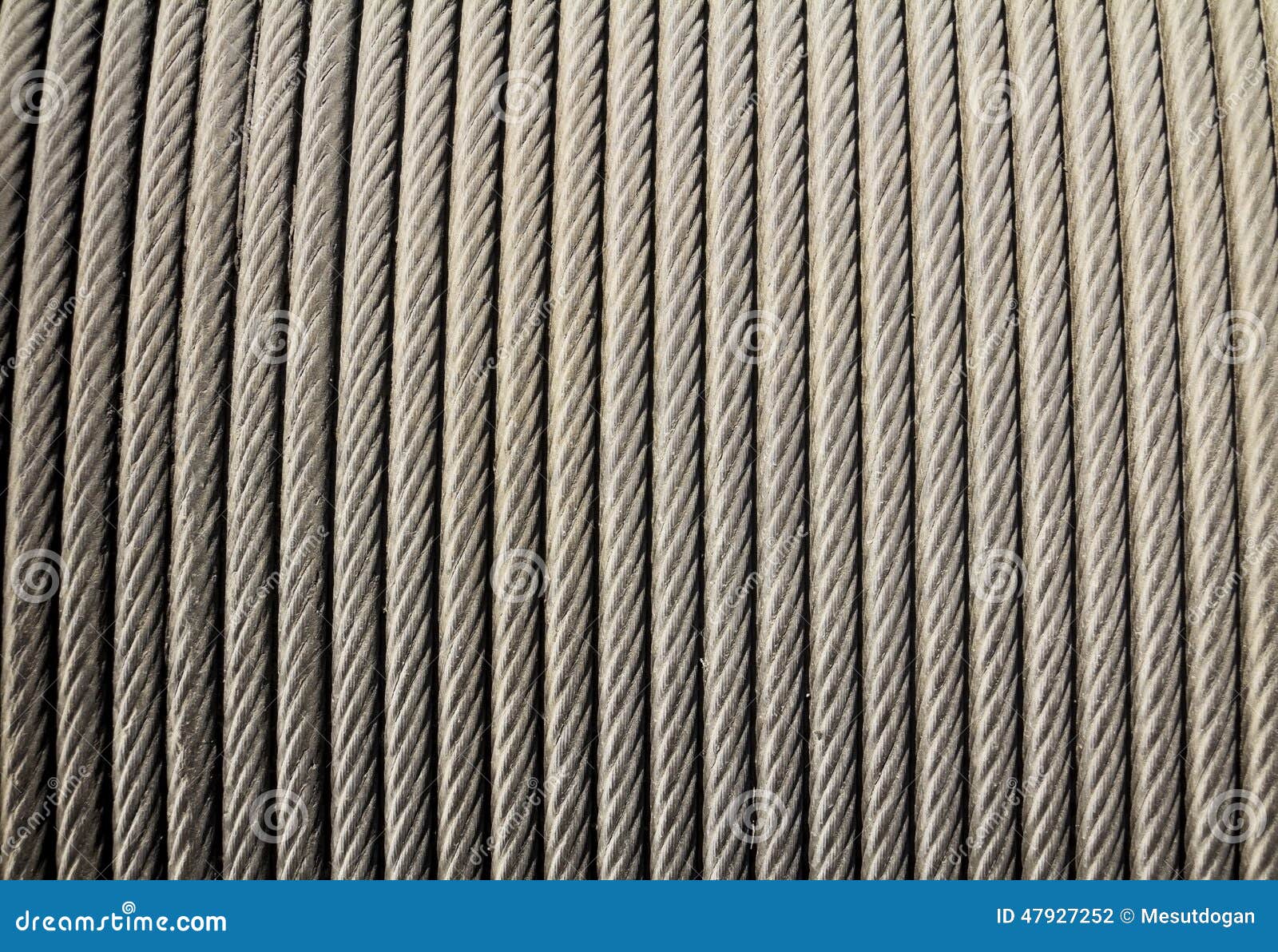 Steel wire rope cable stock photo. Image of corroded - 47927252