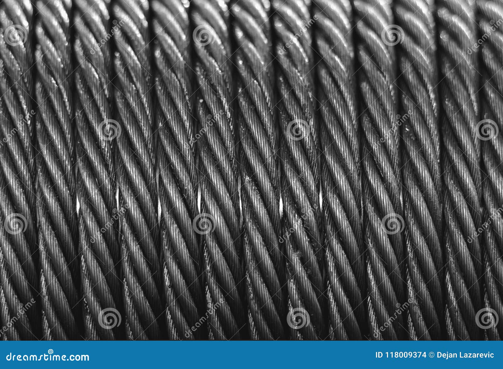 Steel wire windings stock photo. Image of construction - 118009374