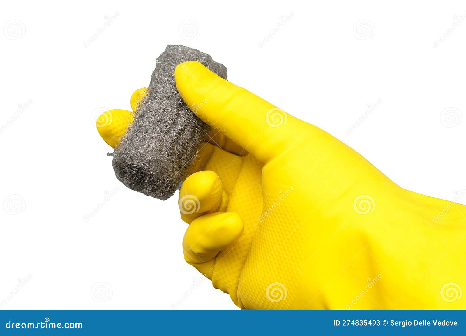 A steel wool stock image. Image of isolated, scrubber - 274835493