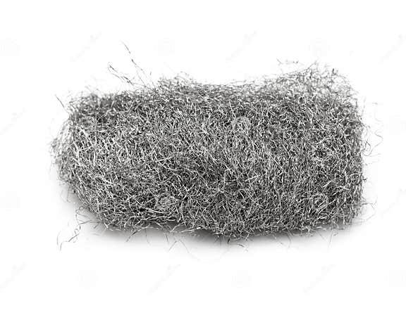 Steel wool pad stock photo. Image of cleaner, rough, white - 10390780