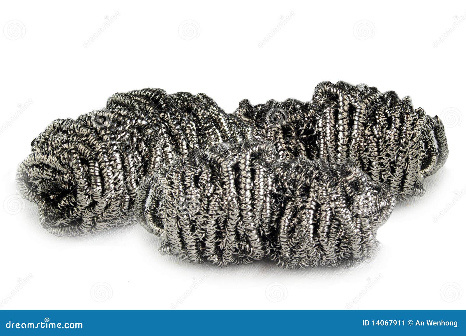 Steel wool pad stock image. Image of cleaning, abrasive - 14067911