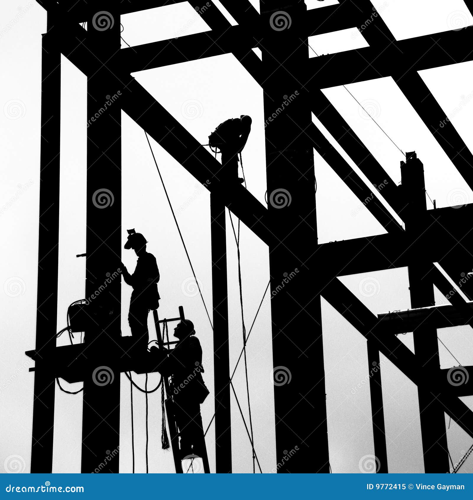 Steel work stock image. Image of steel, rise, balance - 9772415