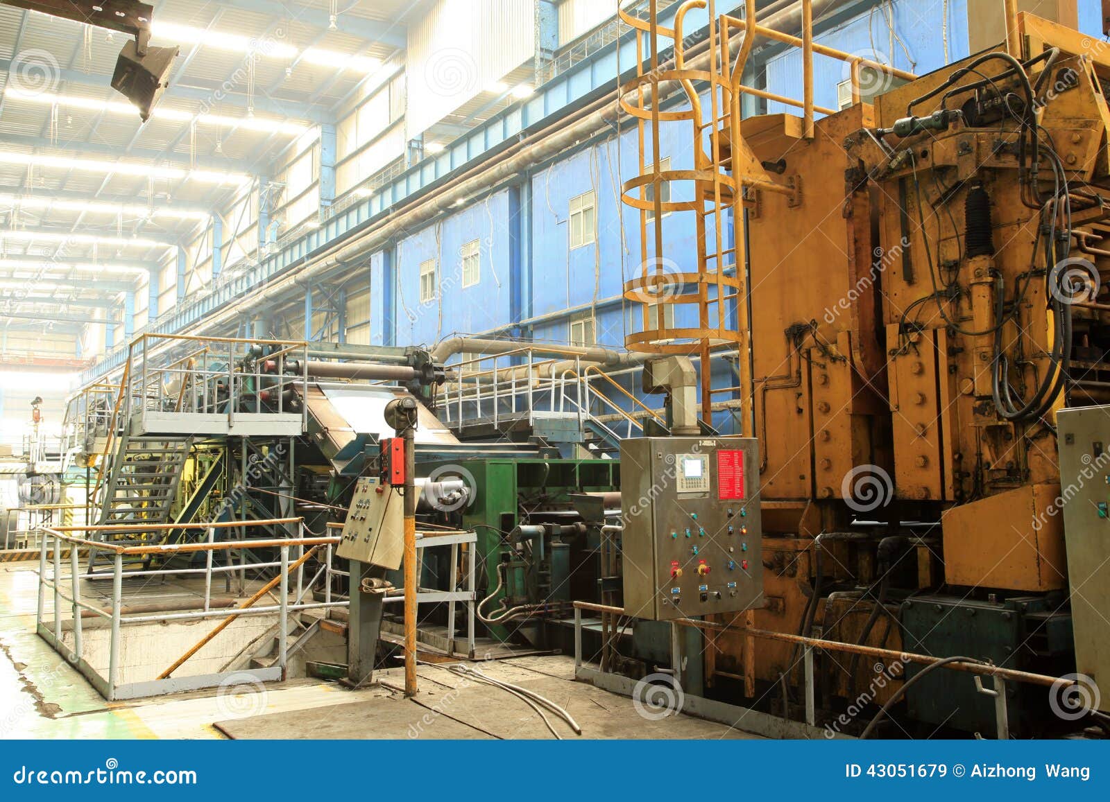 Steel workshop stock image. Image of iron, business, industry - 43051679