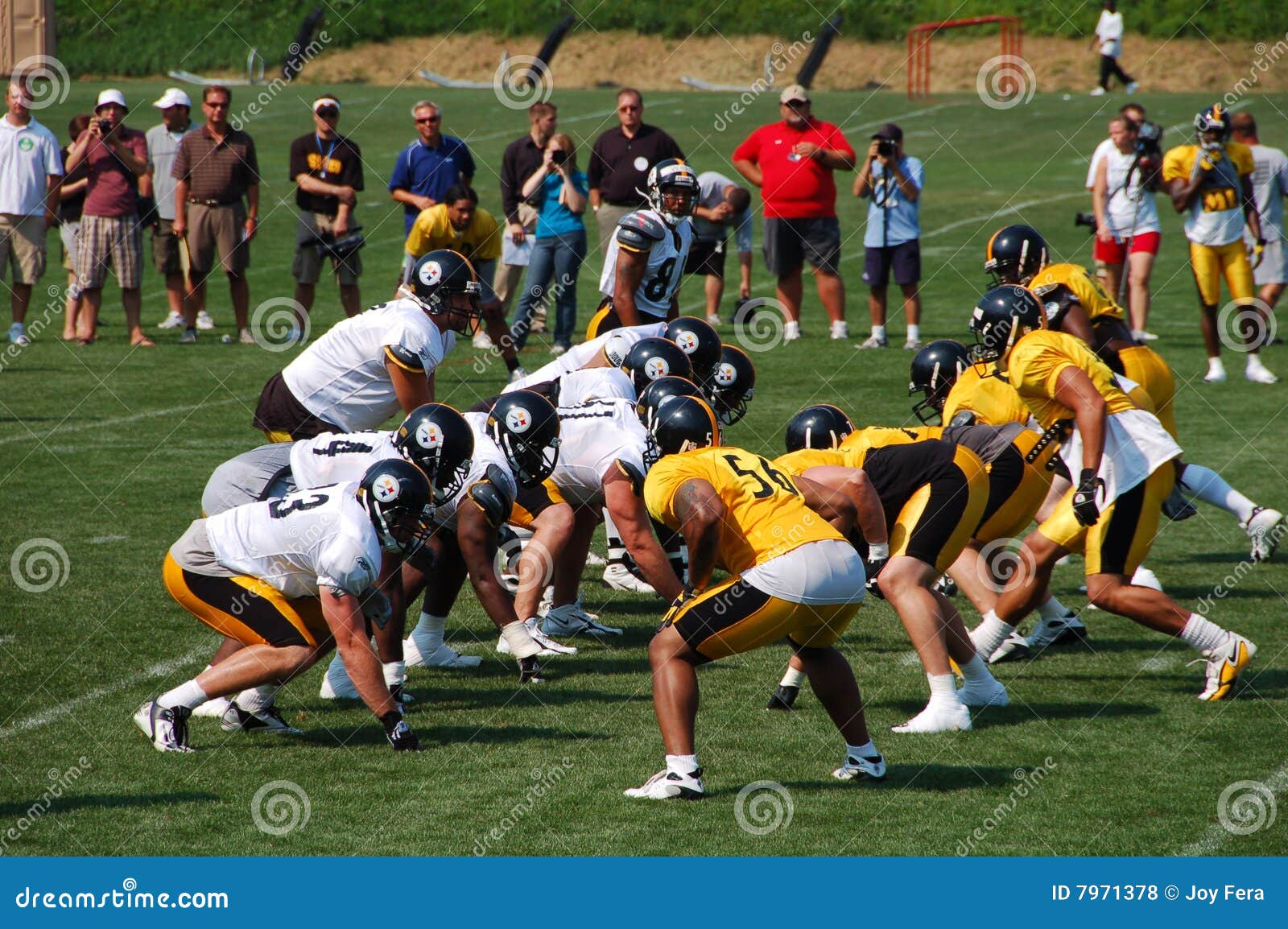 Steeler Practice editorial stock photo. Image of jersey - 7971378