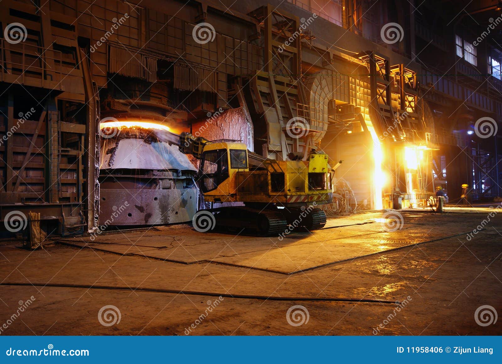 Steelmaking iron works stock photo. Image of kinds, steelmaking - 11958406