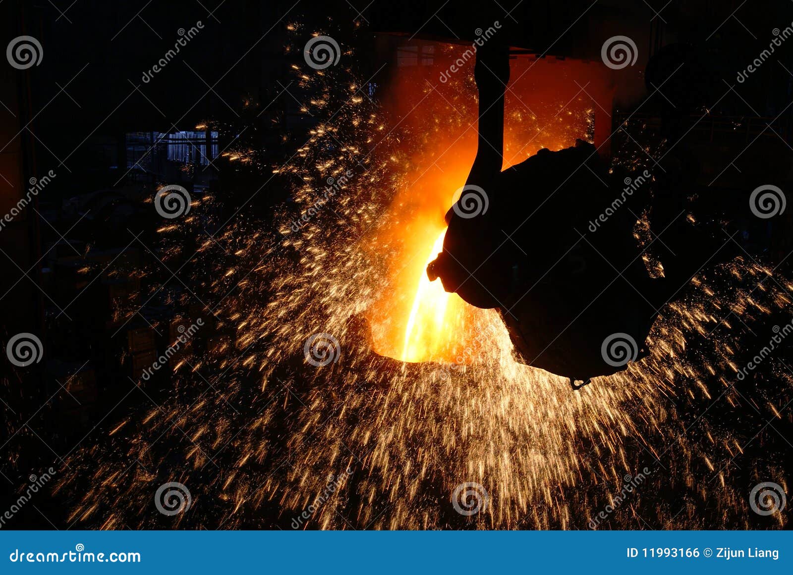 Steelmaking iron works stock photo. Image of kinds, steelmaking - 11993166