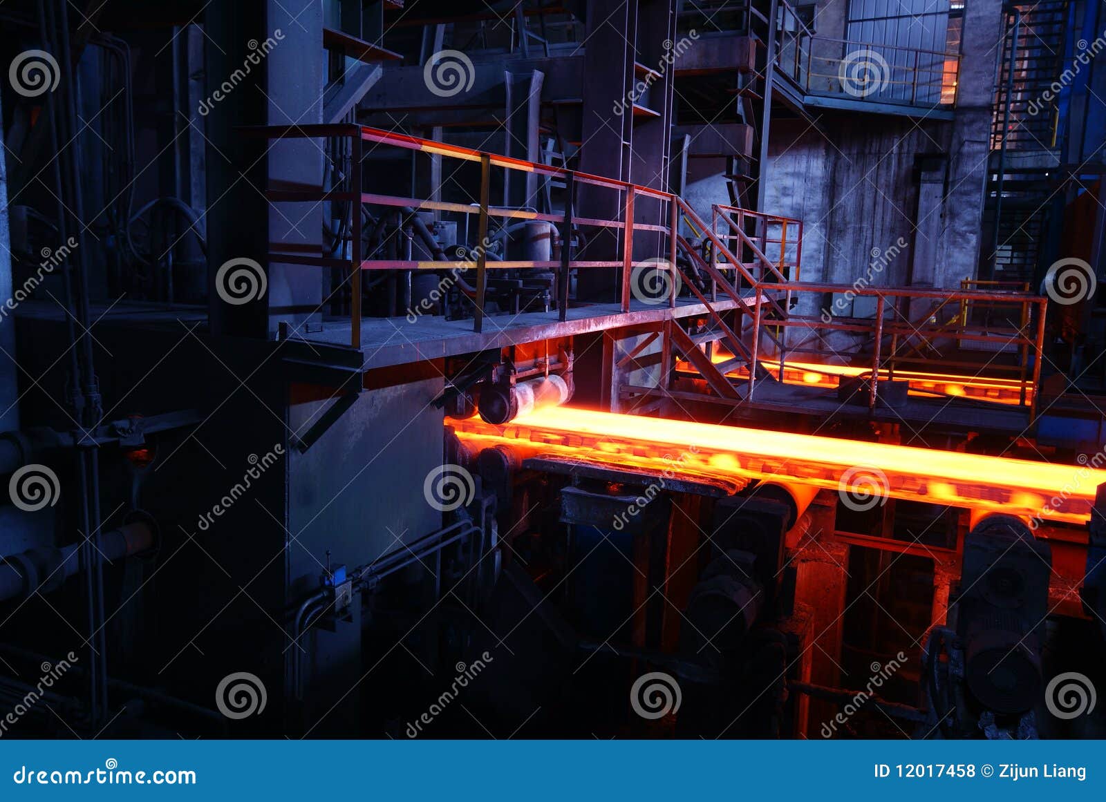 Steelmaking Iron Works Royalty-Free Stock Photography | CartoonDealer ...
