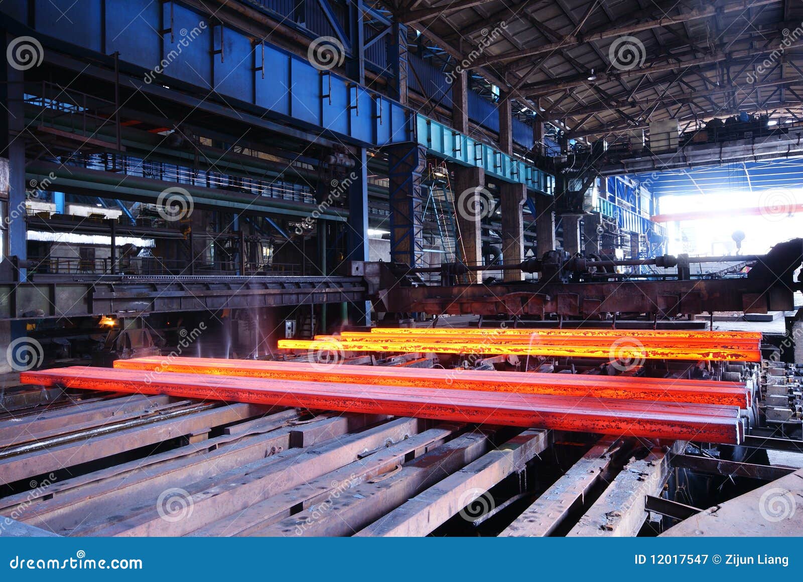 Steelmaking iron works stock image. Image of steelmaking - 12017547