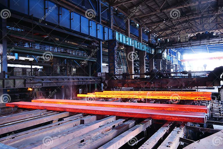 Steelmaking iron works stock image. Image of steelmaking - 12017547