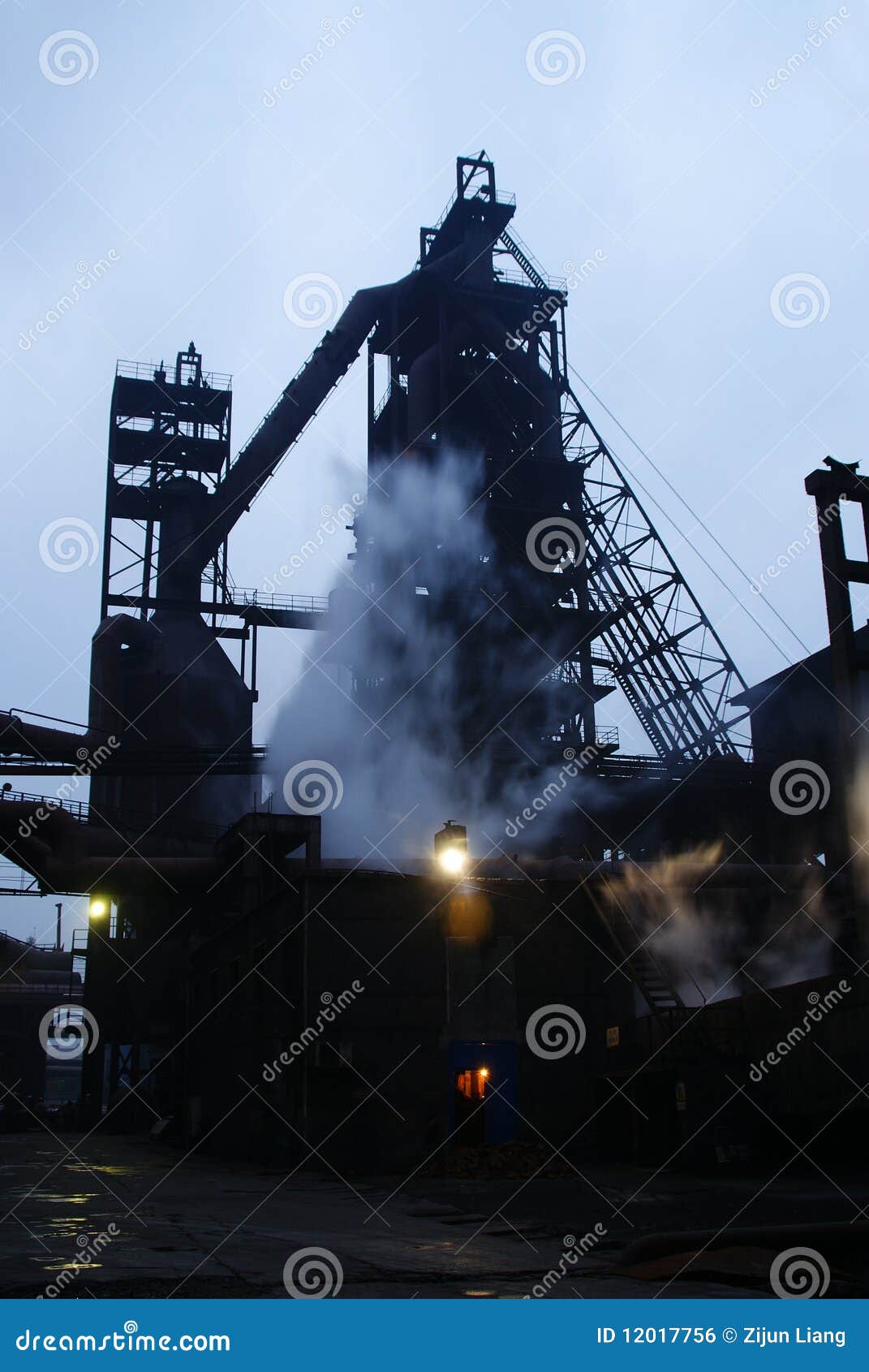 Steelmaking iron works stock photo. Image of workshop - 12017756