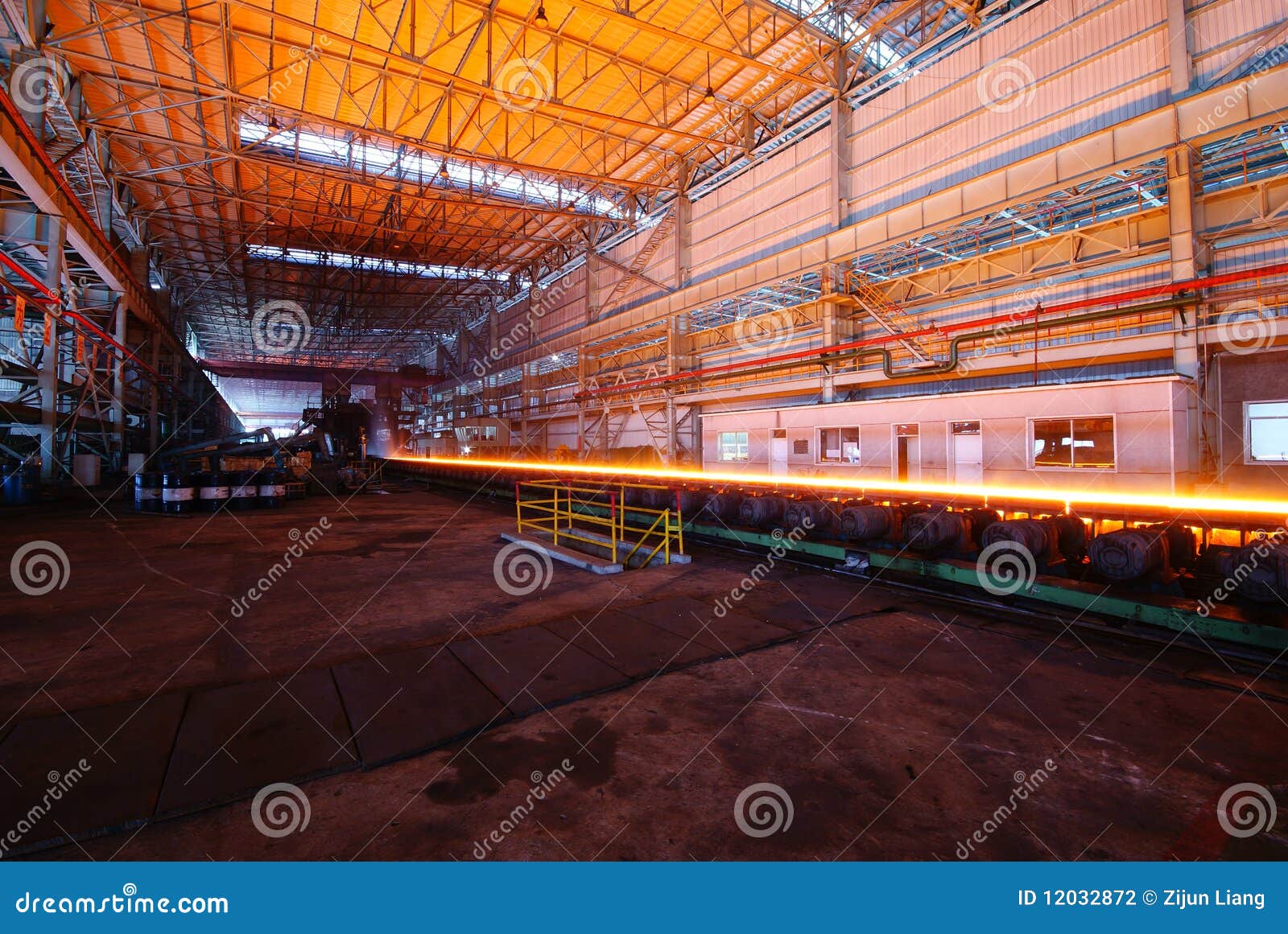 Steelmaking iron works stock photo. Image of automatic - 12032872