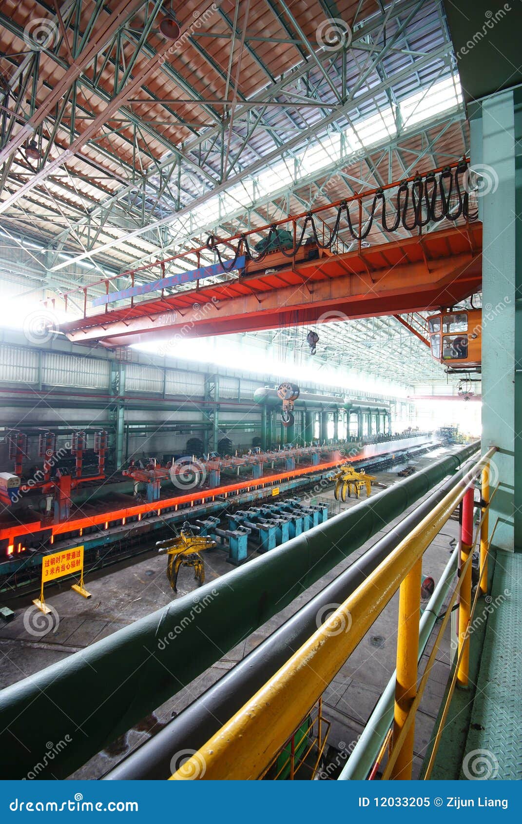 Steelmaking iron works stock image. Image of advanced - 12033205