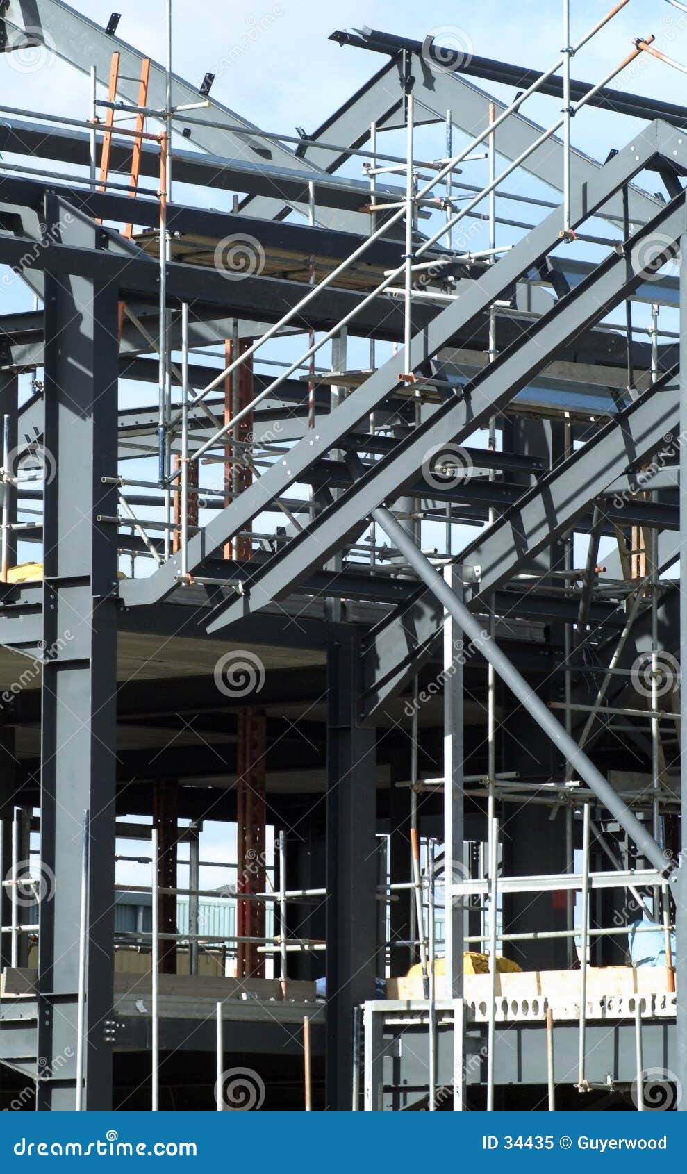 Steelwork stock image. Image of hazard, complex, frame, framework - 34435