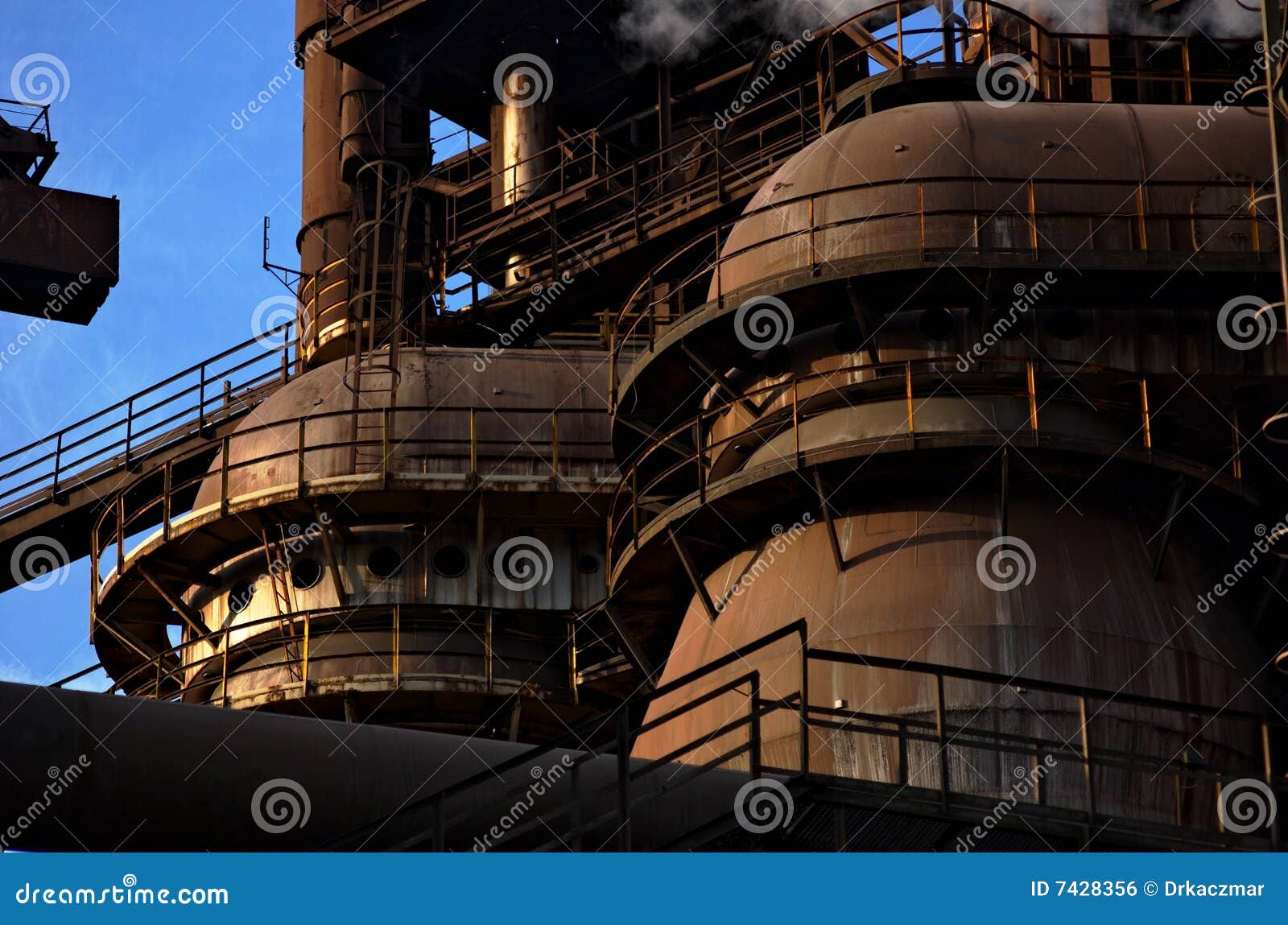 Steelworks stock photo. Image of plant, industry, production - 7428356