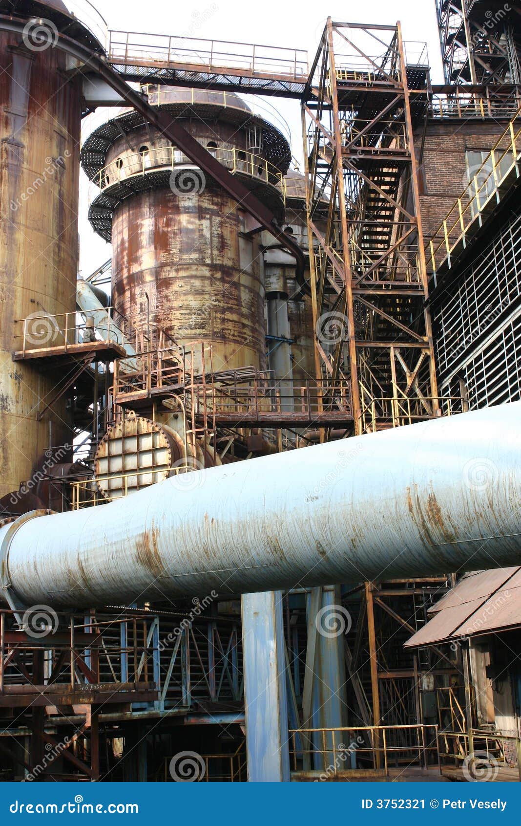 Steelworks Vitkovice stock image. Image of shapes, manufacturing - 3752321