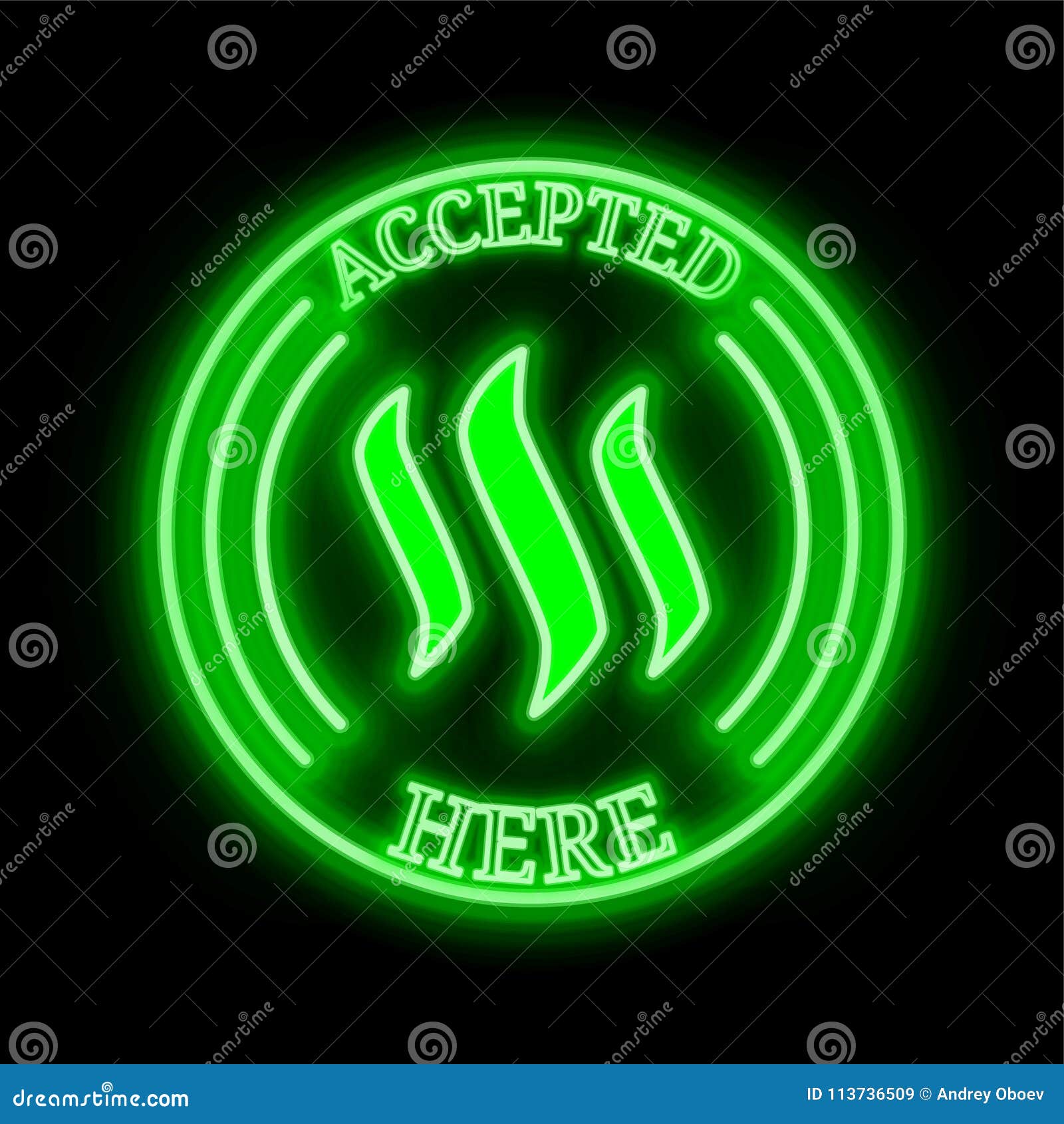 Steem STEEM, Das Hier Angenommen Wird, Unterzeichnen Vektor Abbildung ...