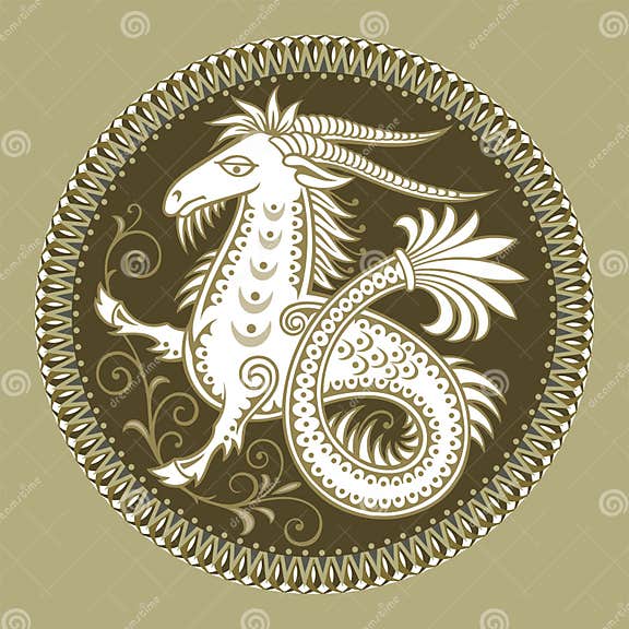 Steenbok vector illustratie. Illustration of steenbok - 4291783