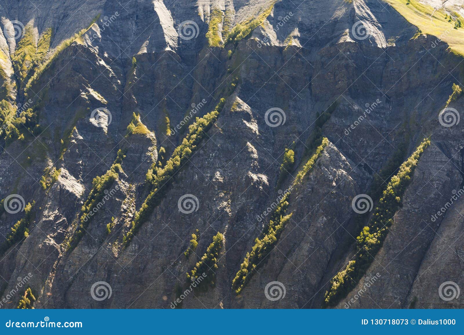 Steep Cliff in French Alps at Summer Time Stock Image - Image of lens ...