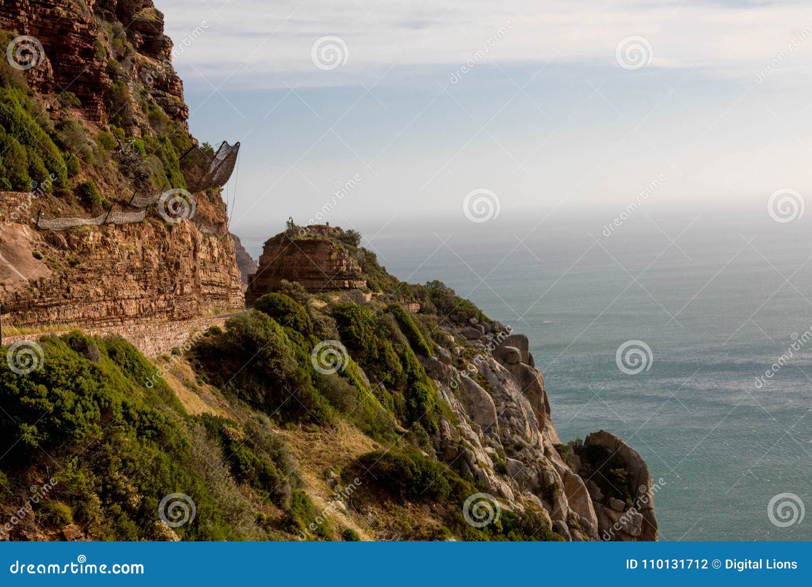 Steep Mountain Cliff stock photo. Image of beauty, architecture - 110131712