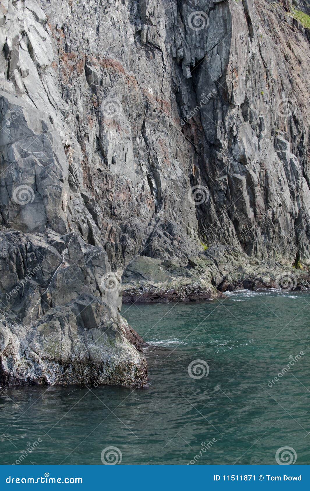 Steep Cliffs And River At The Bottom Of Deep & Narrow Gorge Stock Photo ...