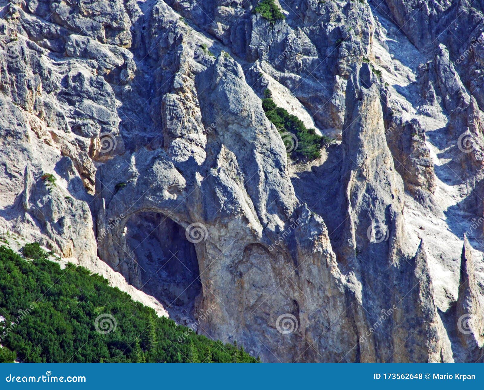 Steep Cliffs and Sharp Rocks on the Gamsgrat Alpine Mountain - Malbun ...