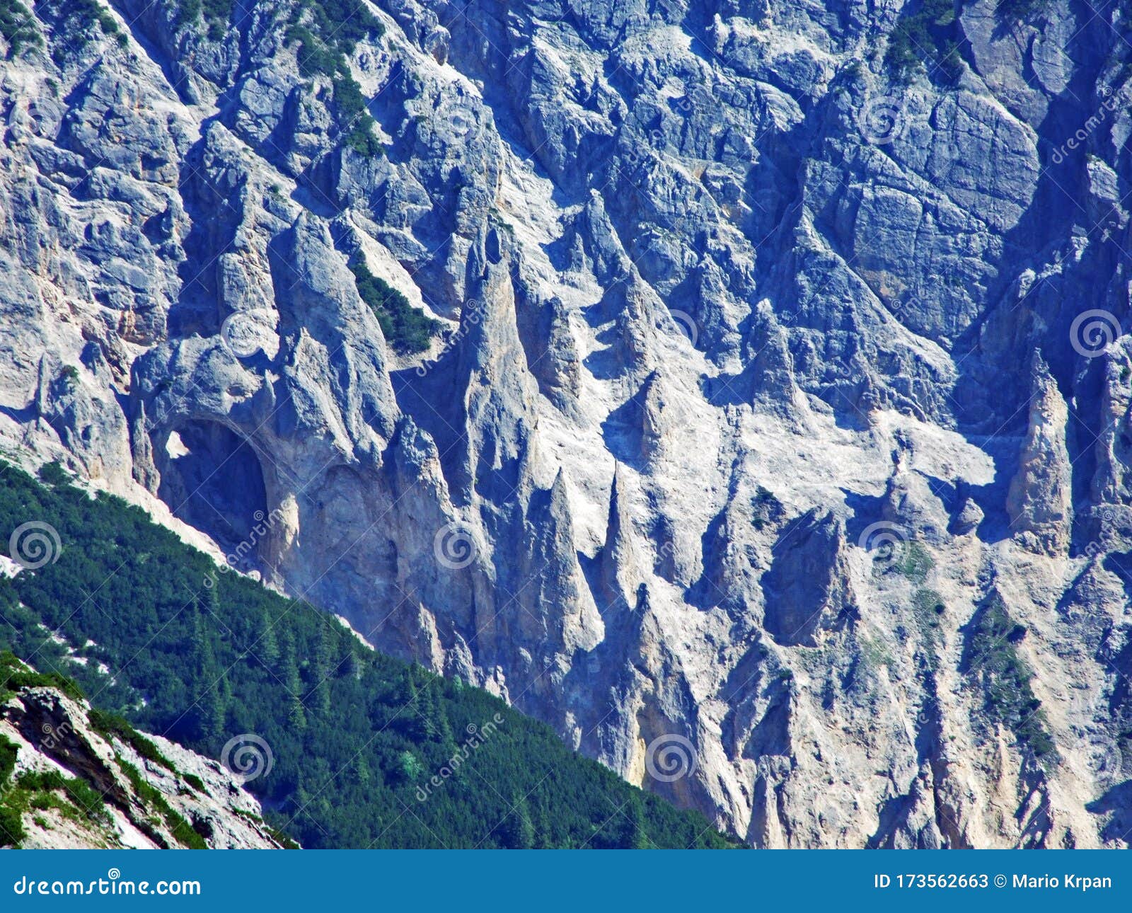 Steep Cliffs and Sharp Rocks on the Gamsgrat Alpine Mountain - Malbun ...