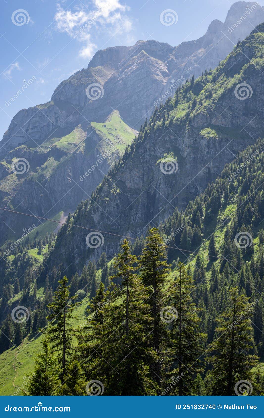 Steep Edge of the Face of Mount Pilatus Stock Photo - Image of peaceful ...