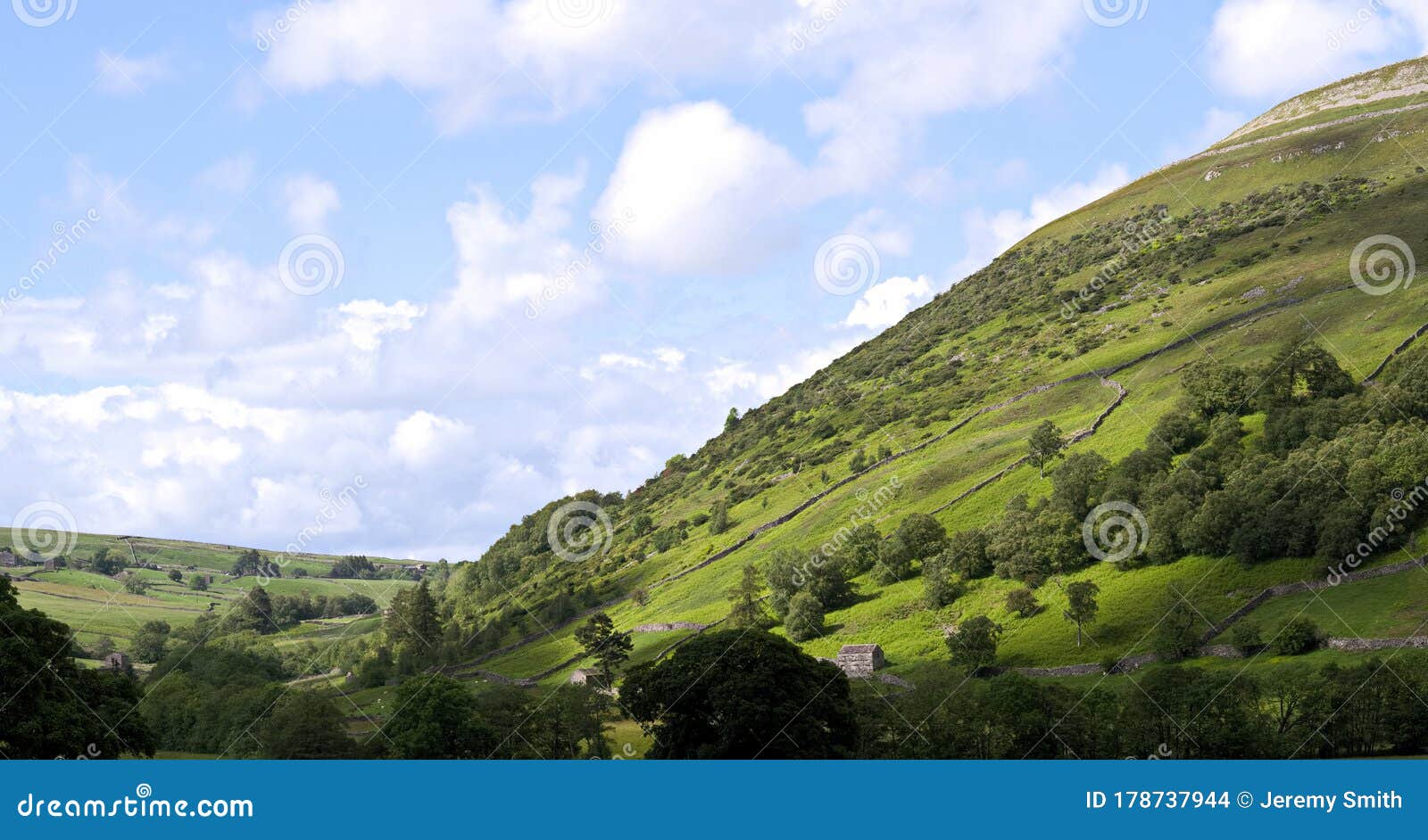 Steep Hill in the Yorkshire Dales Stock Photo - Image of beauty ...