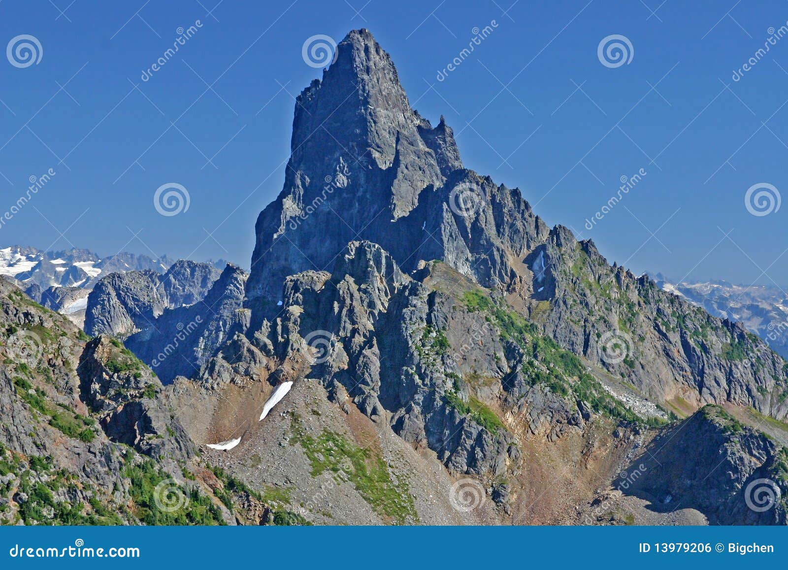 Steep mountain stock photo. Image of peak, glacier, hiking - 13979206